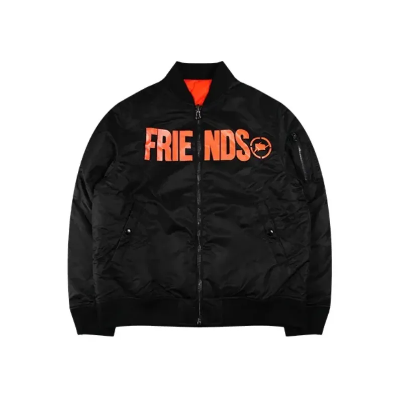 Buy Black Vlone X Fragment Design Friends Bomber Jacket